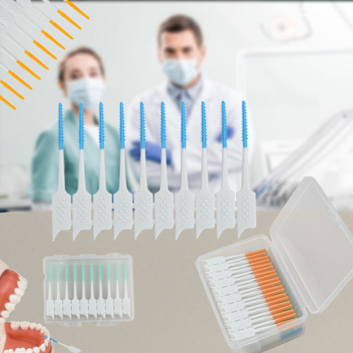 Teeth Care Silicone Interdental Brushes Dental Floss Toothpicks Tooth ... Teeth Care Silicone Interdental Brushes Dental Floss Toothpicks Tooth ...