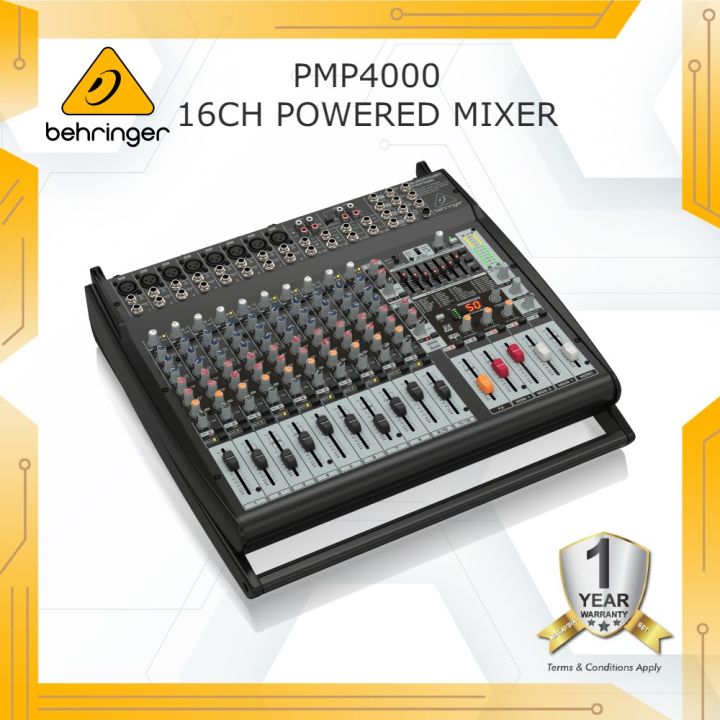 [100% AUTHENTIC] BEHRINGER EUROPOWER PMP4000 1600-Watt 16-Channel ...