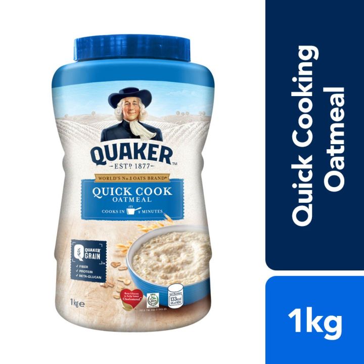 Quaker Quick Cooking Oatmeal 1kg (Jar) | Lazada PH