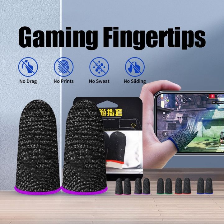 Gaming Finger Sleeve Breathable Fingertips For PUBG Mobile Games Touch ...