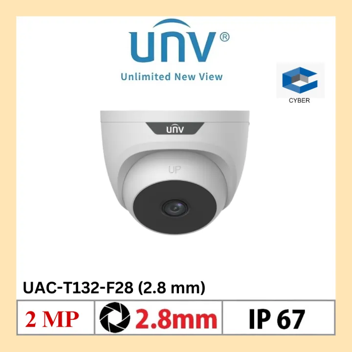 Uniview 2MP Fixed IR Turret Analog Camera UAC-T132-F28 | Lazada