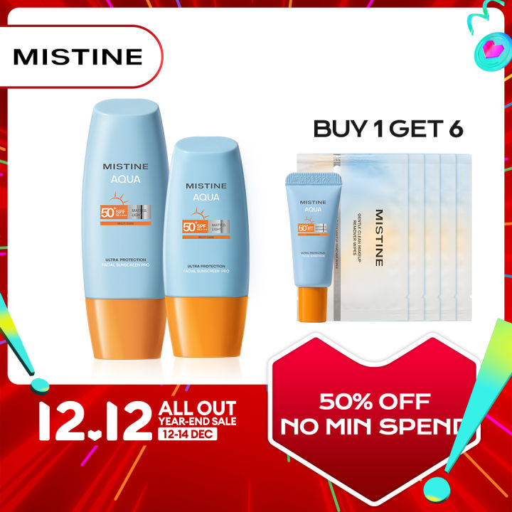 Mistine Sunscreen Sunblock Moisturizer Facial Body Cream SPF50 PA ...