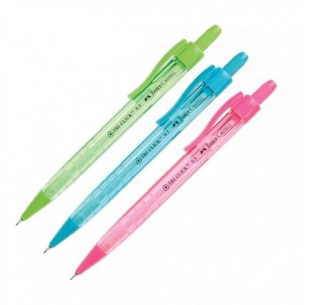 Pensil Mekanik Tri Click Faber Castell Cetek Mechanical Pencil Faber ...