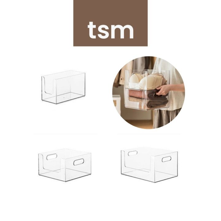 TSM Container Sorting Box with Front Opening Stackable | Storage ...
