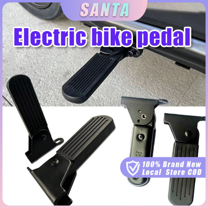 Bike Pedal Convenient Stable Seats Treadle EVA Plastic Anti-rust Bike ...