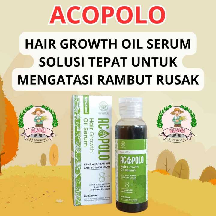 ACOPOLO Hair Oil Serum - Penumbuh Rambut Rontok & Perawatan Rambut ...