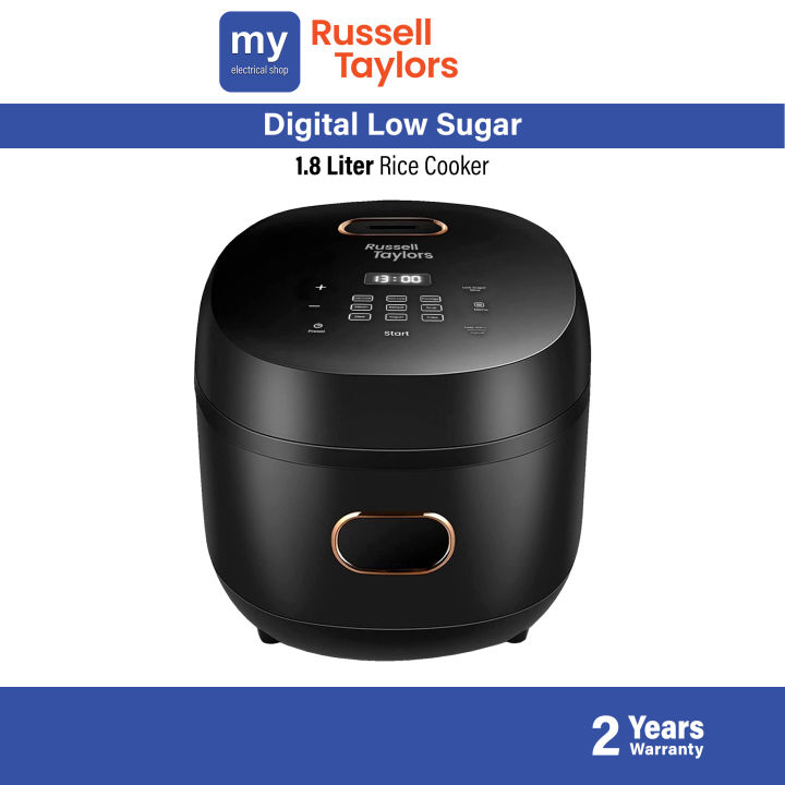 Russell Taylors Digital Low Sugar Rice Cooker 1.8 Liter RC10 | Lazada