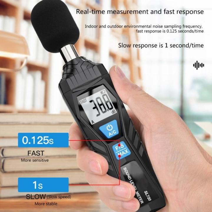Sound Level Meter Dual Mode Sound Monitor Decibel Meter Noise Level ...