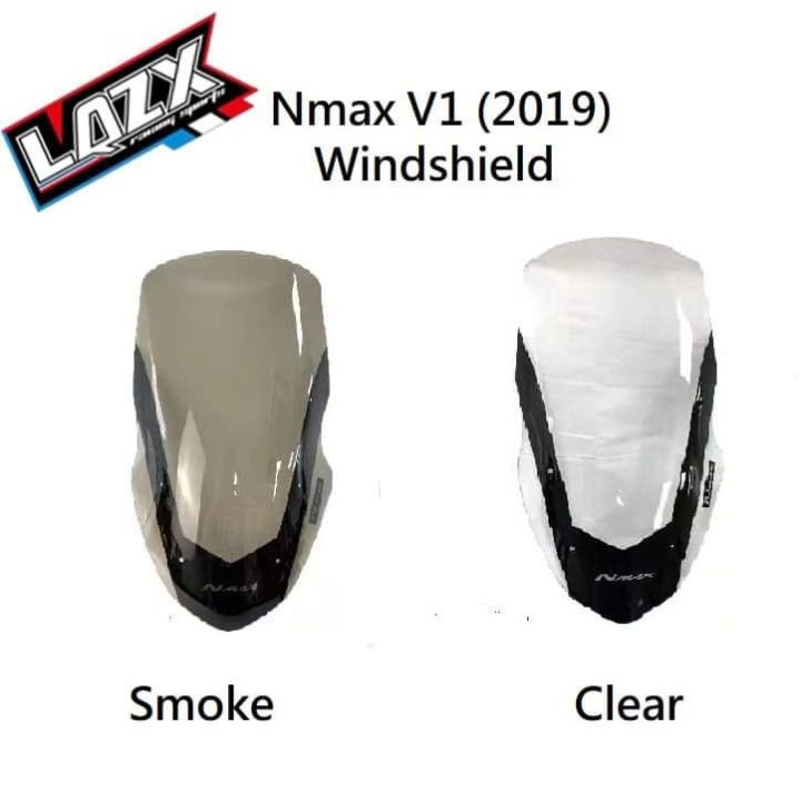 Nmax V1 - 2019 Windshield W/Bolts ( Smoke / Clear) | Lazada PH