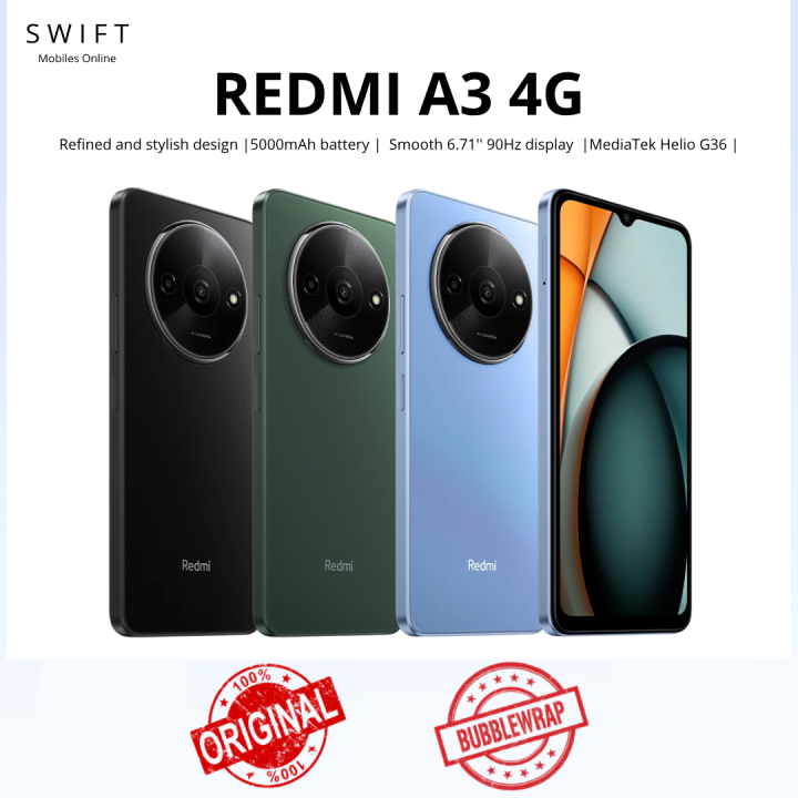 Xiaomi Redmi A2 Plus | Redmi A3 - 5000mAh battery -100% Xiaomi Malaysia ...