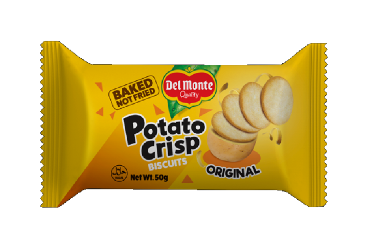 Del Monte Potato Crisp Biscuit 50g - Pack of 4 | Lazada PH