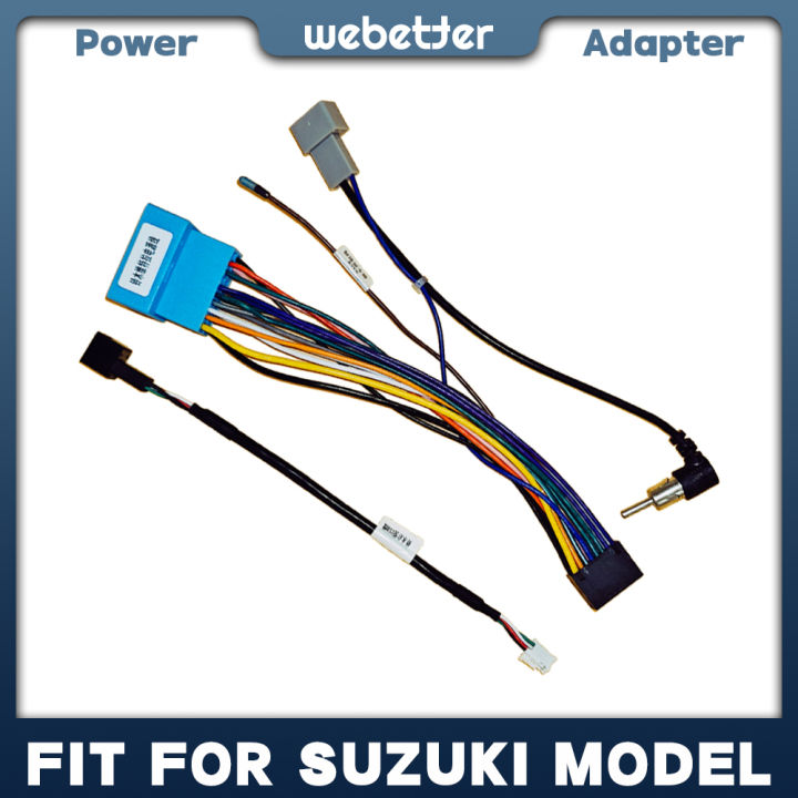 WeBetter Car 16-pin Android Wire Harness Power Cable Socket Cord ...