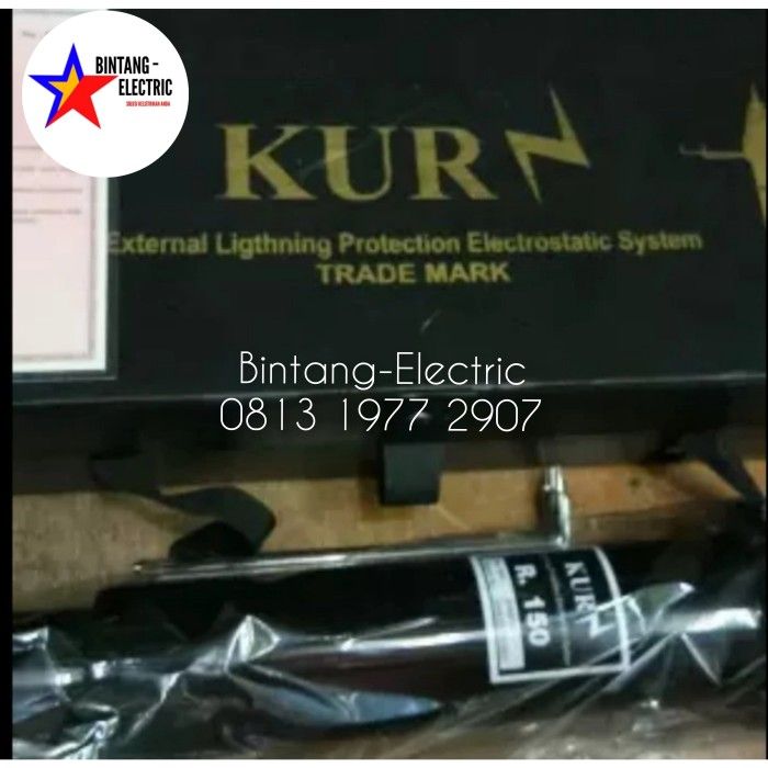 PENANGKAL PETIR / EXTERNAL LIGHTNING PROTECTION MERK KURN TIPE R.150 ...