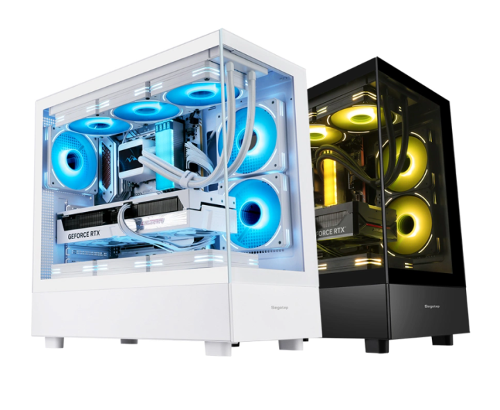 Segotep ENDURA PRO+ BLACK / WHITE / DRAGON MEGAVIEW Tower EATX ATX MATX ...