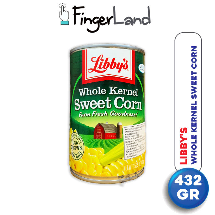 LIBBY'S Whole Kernel Sweet Corn-S 432 gram Jagung Manis Kaleng | Lazada ...