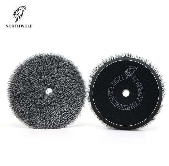 5-inch North Wolf BLACK CUTTING WOOL Detailing Buffing Pad | Lazada PH