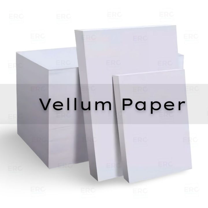 ERC VELLUM PAPER Short A4 Long - Multi-purpose White Board 180 / 230 ...