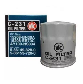 Vic Oil Filter C-231 Nissan Navara/ Nv350/ Np300/ Terra (C231) | Lazada PH