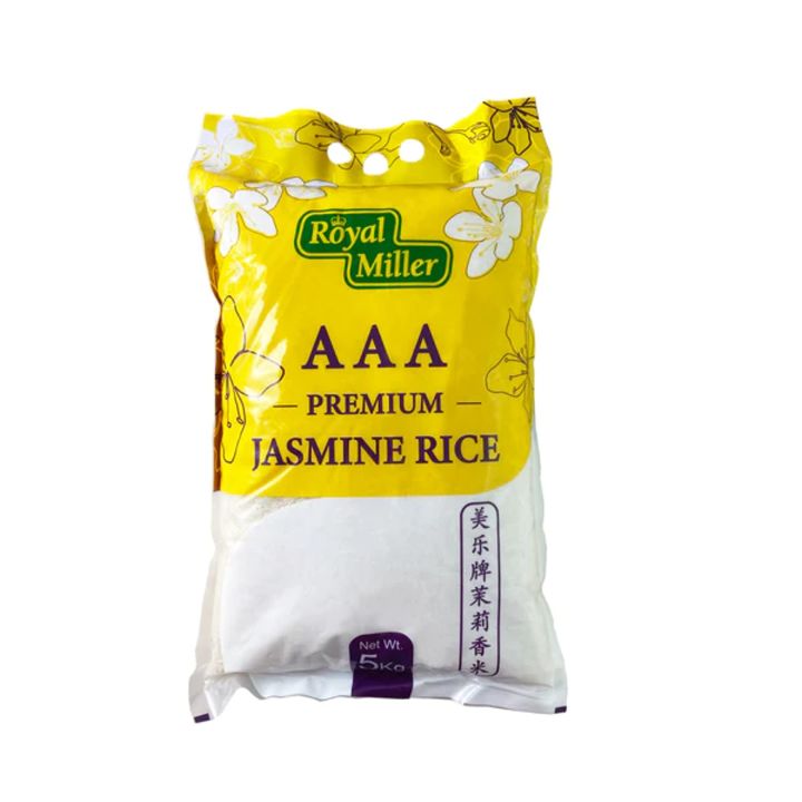ROYAL MILLER PREMIUM KDM JASMINE RICE 5KG - EXPIRY DATE 20 JULY 2026 ...