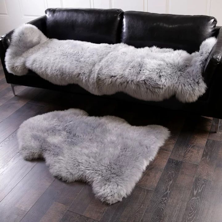 BuyNow Ready Stock Premium Fluffy Wool Faux Fur Rug Carpet Tatami Home ...
