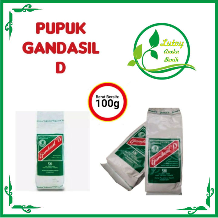 PUPUK GANDASIL D PUPUK PERTUMBUHAN 100 GRAM | Lazada Indonesia
