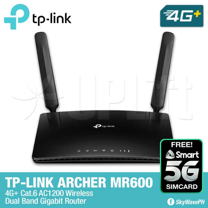 Archer MR600 4G+ Cat6 AC1200 Wireless Dual Band Gigabit Modem Router ...
