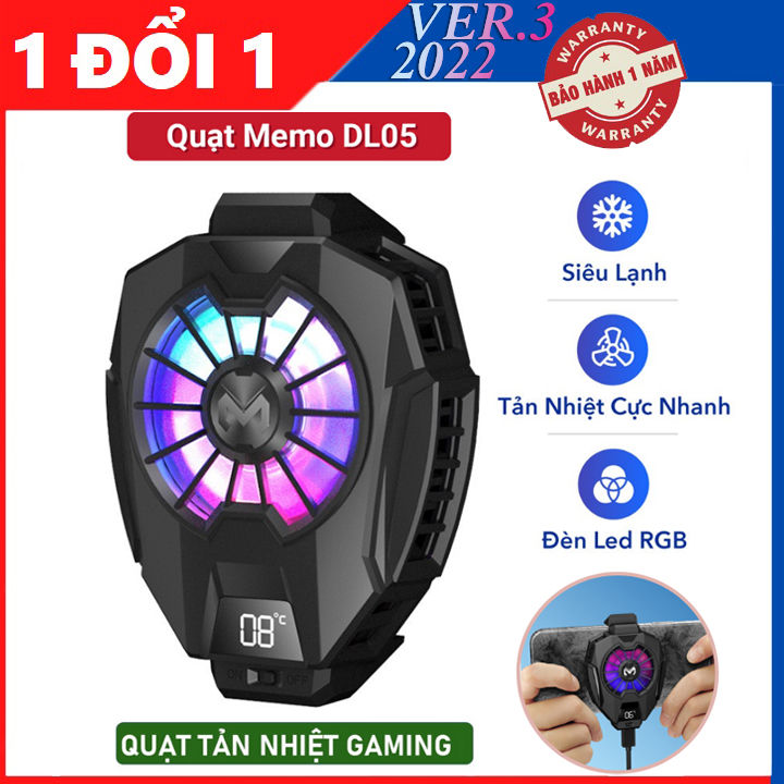 Quạt tản nhiệt điện thoại không dây MEMO DL05 DL06 - Quạt tản nhiệt ...