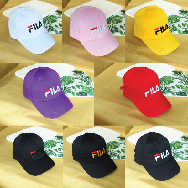 New Simple Fila Design Casual Baseball Cap Adjustable Unisex Korea ...