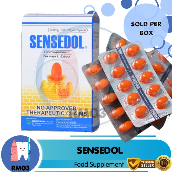 RM03 Orthodental Supply | Sensedol 660mg Soft Gel Capsules – Targeted ...