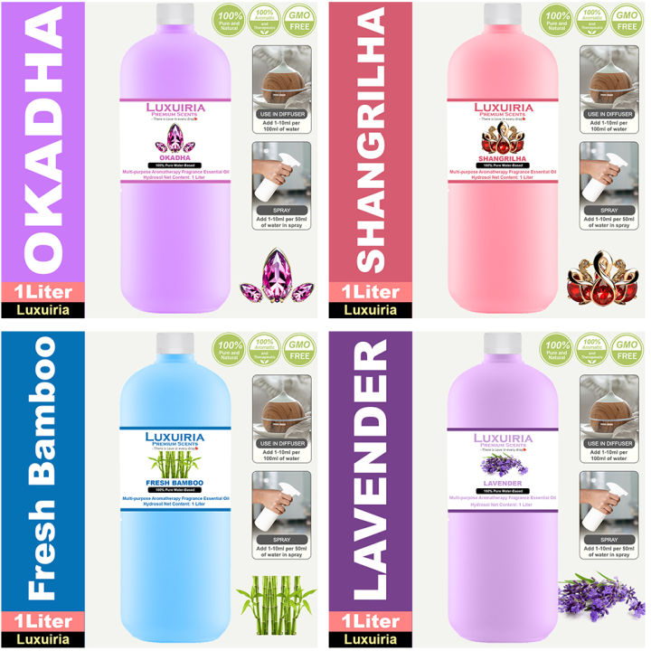 LUXUIRIA 1 Liter Pure Concentrated Water-Based Hotel and Nature ...