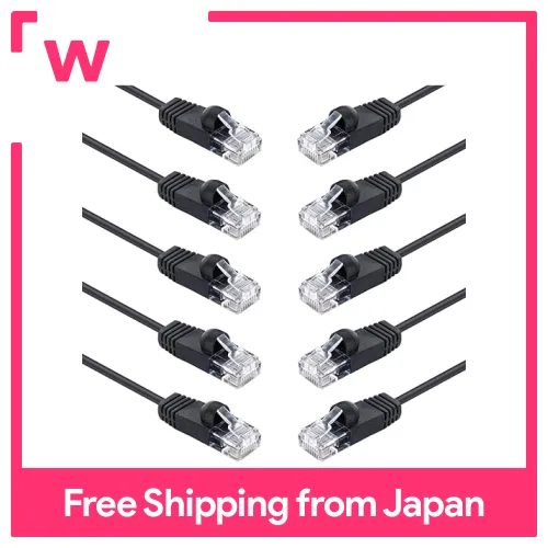 10Gtek LAN cable CAT6 Ethernet cable, unshielded (UTP), 10-pack, CAT6 ...