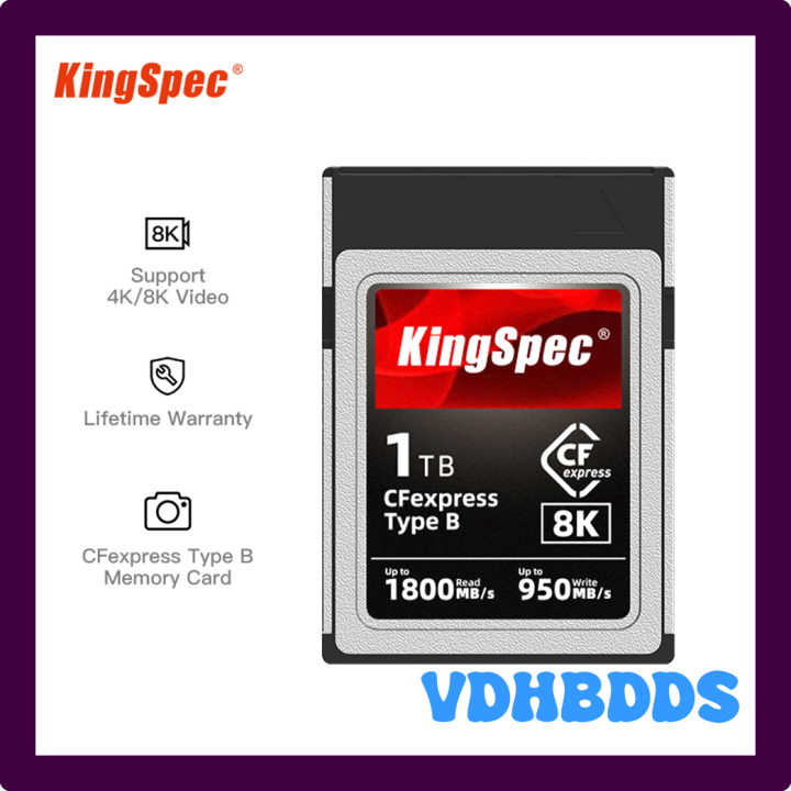 VFHA Kings PEC CF Express การ์ดหน่วยความจํา 128g 256GB 512GB 1TB CF ...