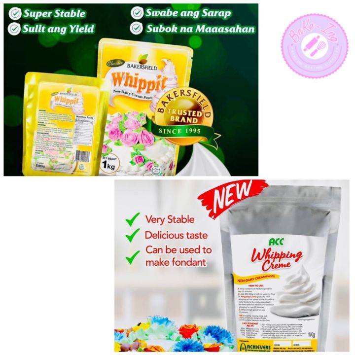 Whippit & ACC (Whipping Cream Paste 1kg) | Lazada PH