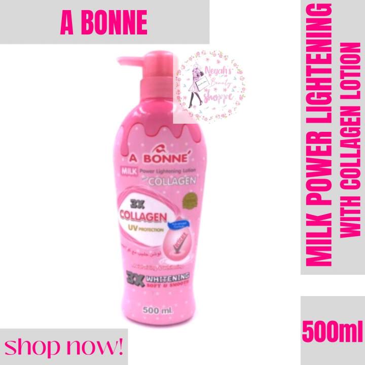 A Bonne' Milk Power Lightening Lotion + Collagen 500ml | Lazada PH