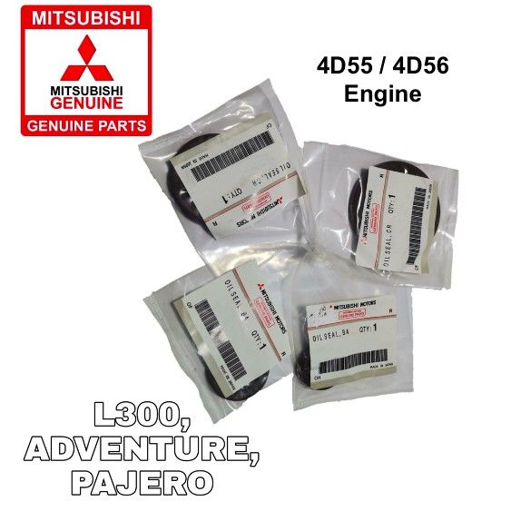 Mitsubishi Genuine Oil Seal Set for L300 Pajero(Crankshaft, Camshaft ...