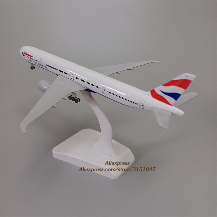 19Cm Alloy Metal AIR British Airways Boeing 777 B777 Airlines Airplane ...