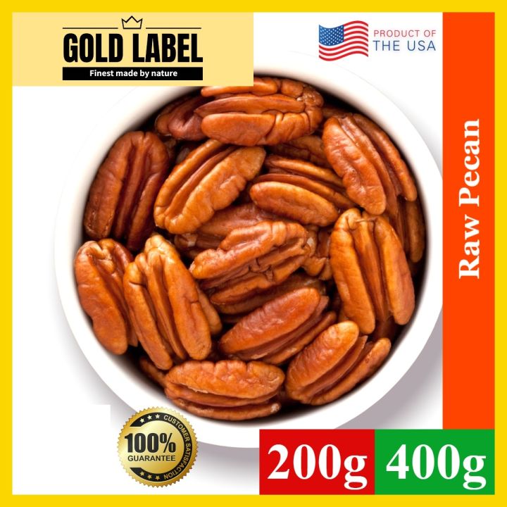 GoldLabel Premium Natural Raw Pecans 200g/400g | Lazada