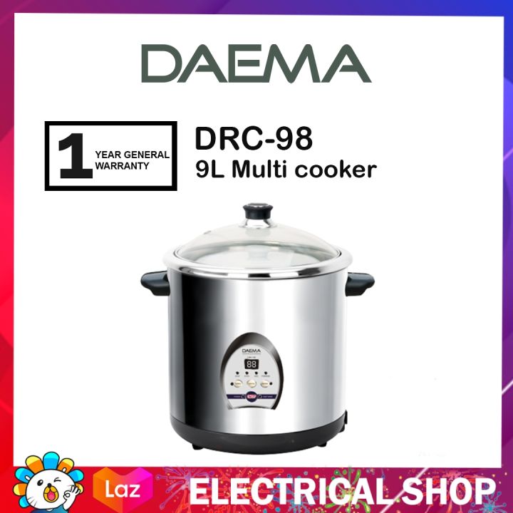 Daema 9L Multi function cooker Model DRC-98 / DRC98 similar Gourmet 10 ...