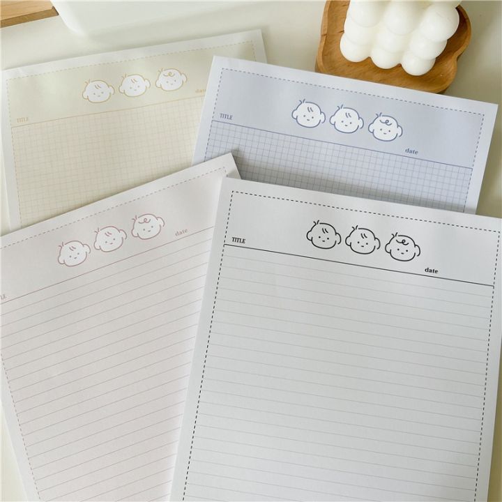 (30 sheets) Korean Cute Baby Memo Pad Learning Paper Kertas Nota 学习纸 ...