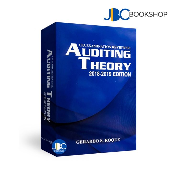 COD CPA Examination Reviewer Auditing Theory 2019 by Roque | Lazada PH