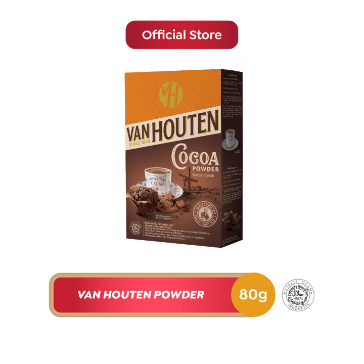 Van Houten Cocoa Powder Cokelat Bubuk 80 g | Lazada Indonesia