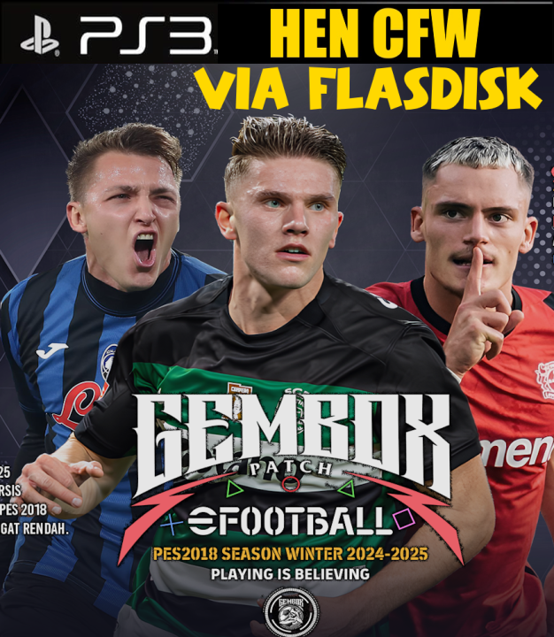 Pes 2025 efootball gembox ps3 hen cfw | Lazada Indonesia