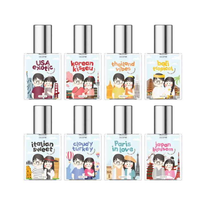ACONE DESTINATION SERIES PERFUME BPOM / PARFUM DESTINASI 30ml ACONE ...