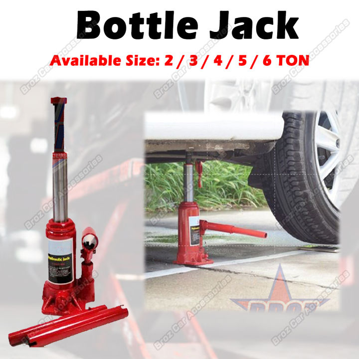 HEAVY DUTY HYDRAULIC BOTTLE CAR JACK 2 / 3 / 4 / 5 / 6 / 8 / 10 Ton ...