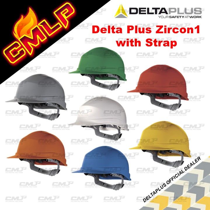 Delta Plus Hard Hat Zircon 1 with Strap Original | MC ARC | Authentic ...