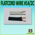 Flatcord or Duplex Stranded Wire AWG 14/2C or 2.0mmX2C Sold Per 5 ...