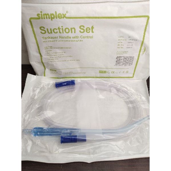 Simplex Suction Set-Yankauer Handle with Control Sterile. CH/FG: 25 ...