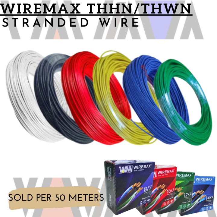 THHN/THWN Stranded Wire Gauge #12/7 (3.5mm) Sold Per 50 Meters High ...