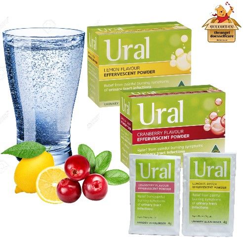 Ural Effervescent Powder SOLD PER SACHET. Cystitis Gout Uric Acid UTI ...