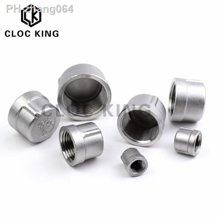 BSP SS304 Stainless Steel Pipe Tube End Cap Head Stopper fittings 1/8 1 ...